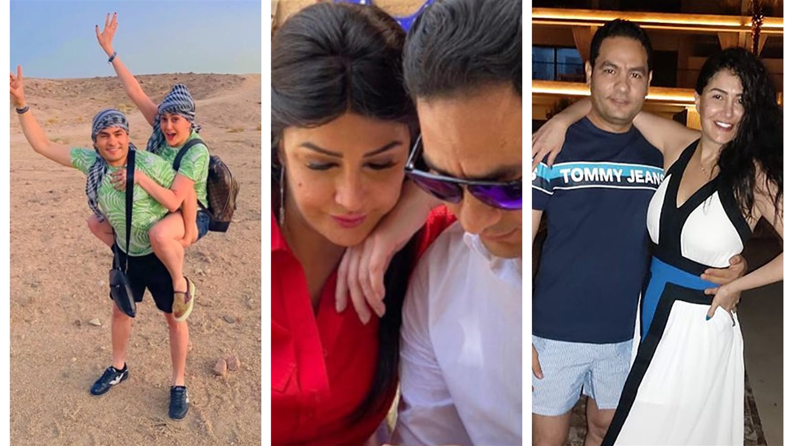 After the divorce.. 10 pictures that tell of love between Ghada Abdel ...