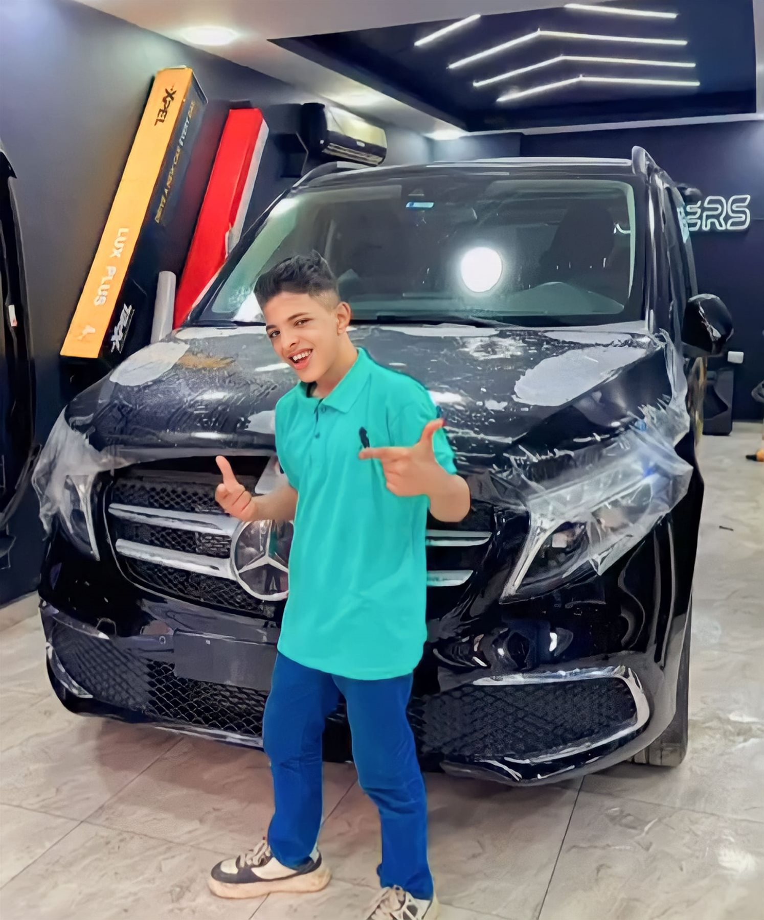 The Controversial Tik-Toker and his New Mercedes V-Class Car ... The Controversial Tik-Toker and his New Mercedes V-Class Car ...