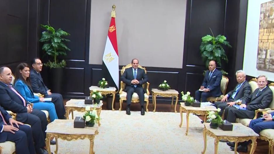 الرئيس السيسي يشهد افتتاح الاجتماع السنوي للبنك الآسيوي للاستثمار