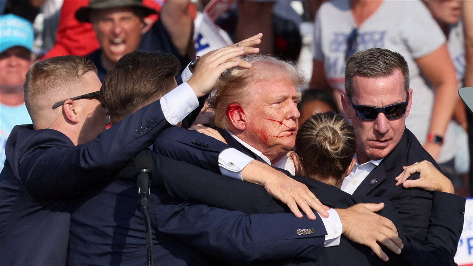 صدى العراق | رسم بياني.. ترامب يكشف عن سبب غير متوقع لنجاته من الاغتيال ...