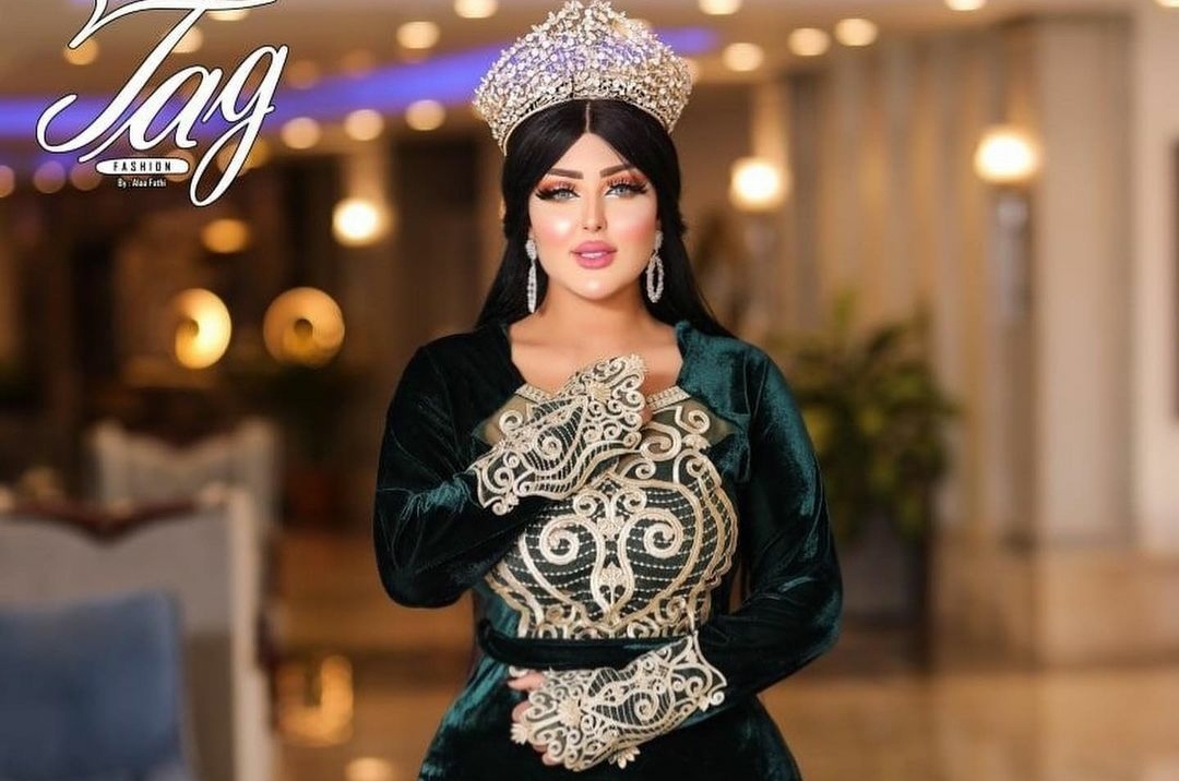 سلمى الشيمى تتألق بفستان زيتي وتاج ملكي في إطلالة مبهرة صور
