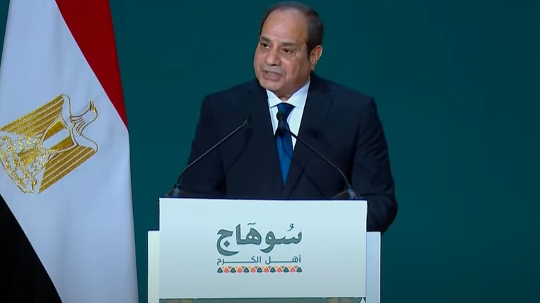 السيسي من دواعي سروري زيارة سوهاج في مطلع عامنا الجديد