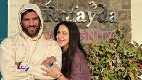 شبه إيمي حسن الرداد يكشف لأول مرة مواصفات ابنه فادي شاهد