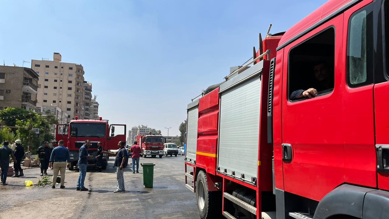 حريق هائل في دار مسنين بمصر الجديدة