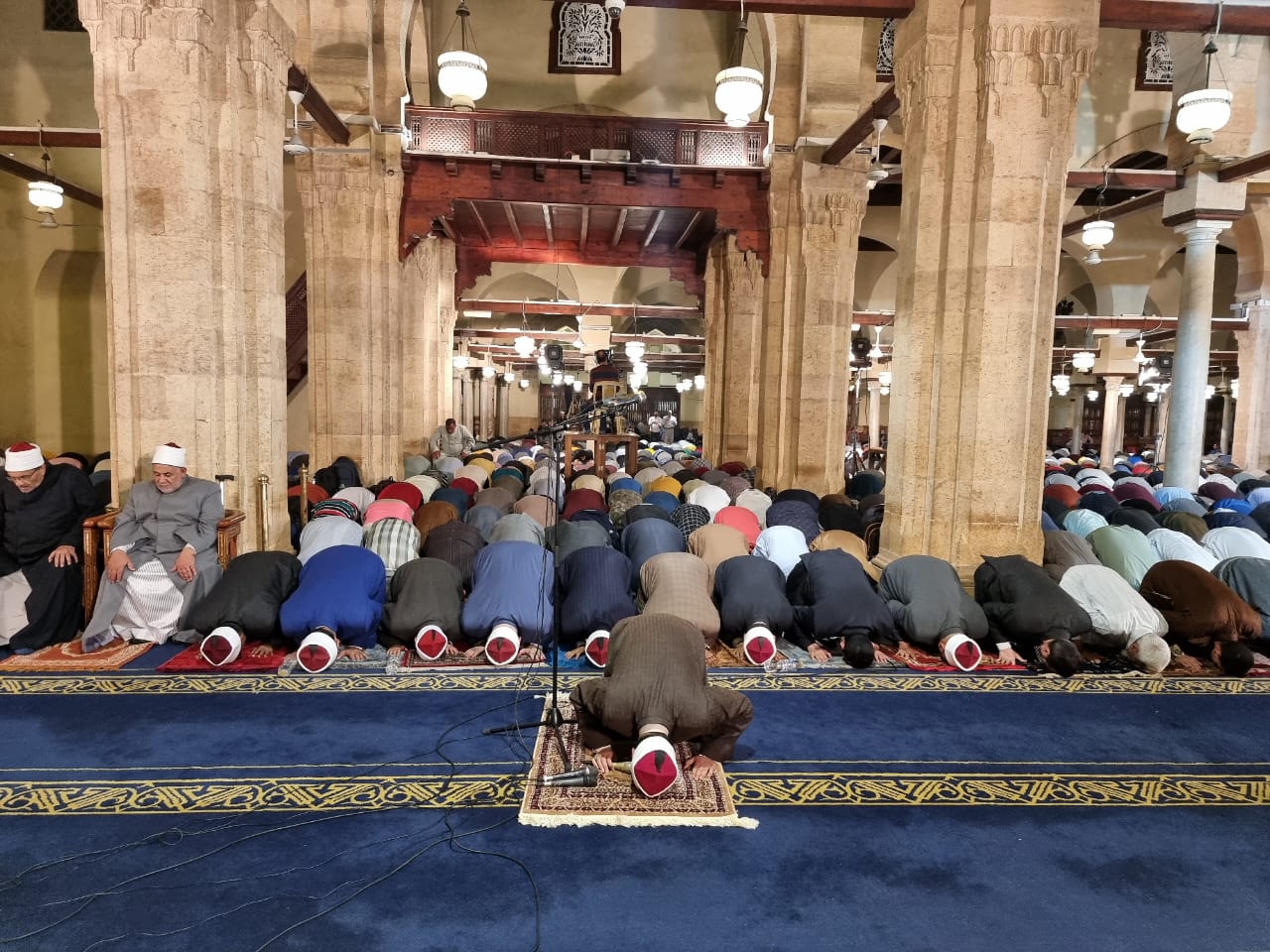 الجامع الأزهر ينهي استعدادات صلاة التهجد في العشر الأواخر من رمضان غدا